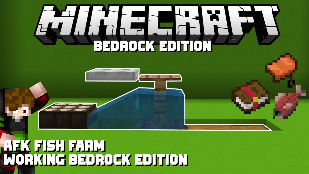 Working Minecraft Pocket Edition AFK Fish Farm 2020 (Working 1.14 ...