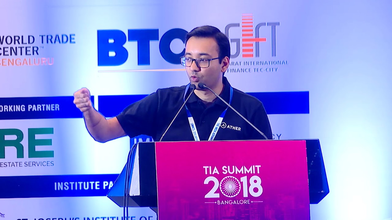 Tarun Mehta , Ather Energy @ TIA Summit 2018 - YouTube
