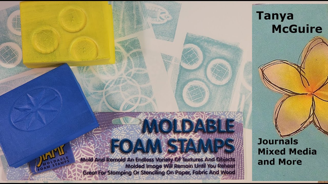 How to Use Moldable Foam Stamps - YouTube