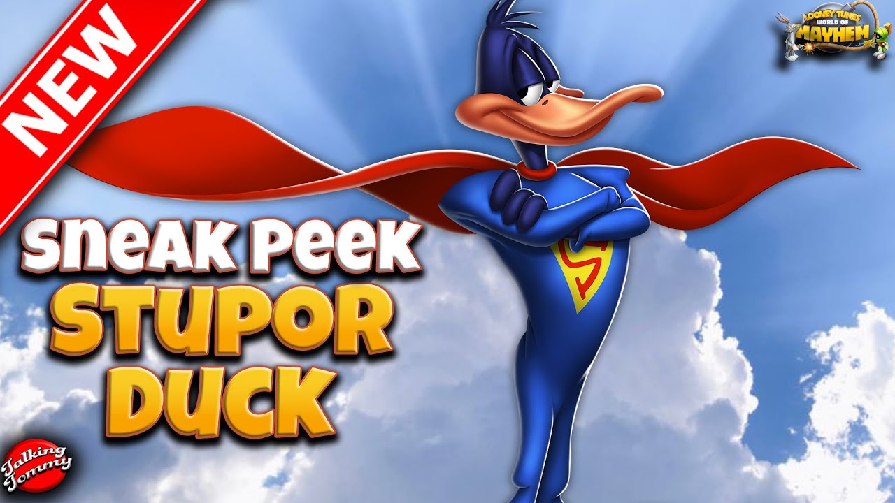 NEW: Sneak Peek : Stupor Duck in Looney Tunes World of Mayhem - YouTube