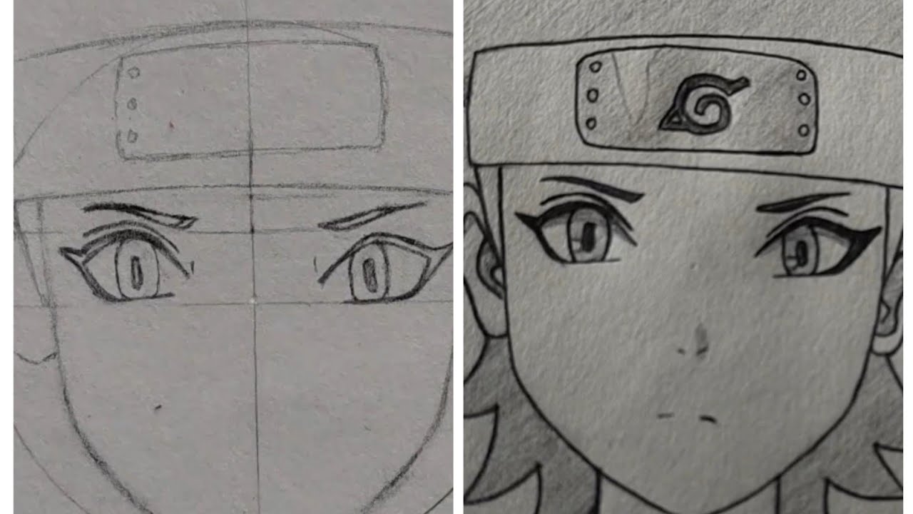 How to draw Wasabi Izuno // Boruto character drawing tutorial // 伊豆野ワサビ ...