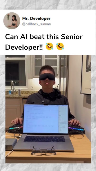 Can AI beat this Senior Developer!!! #coding #memes #programmerlife - YouTube