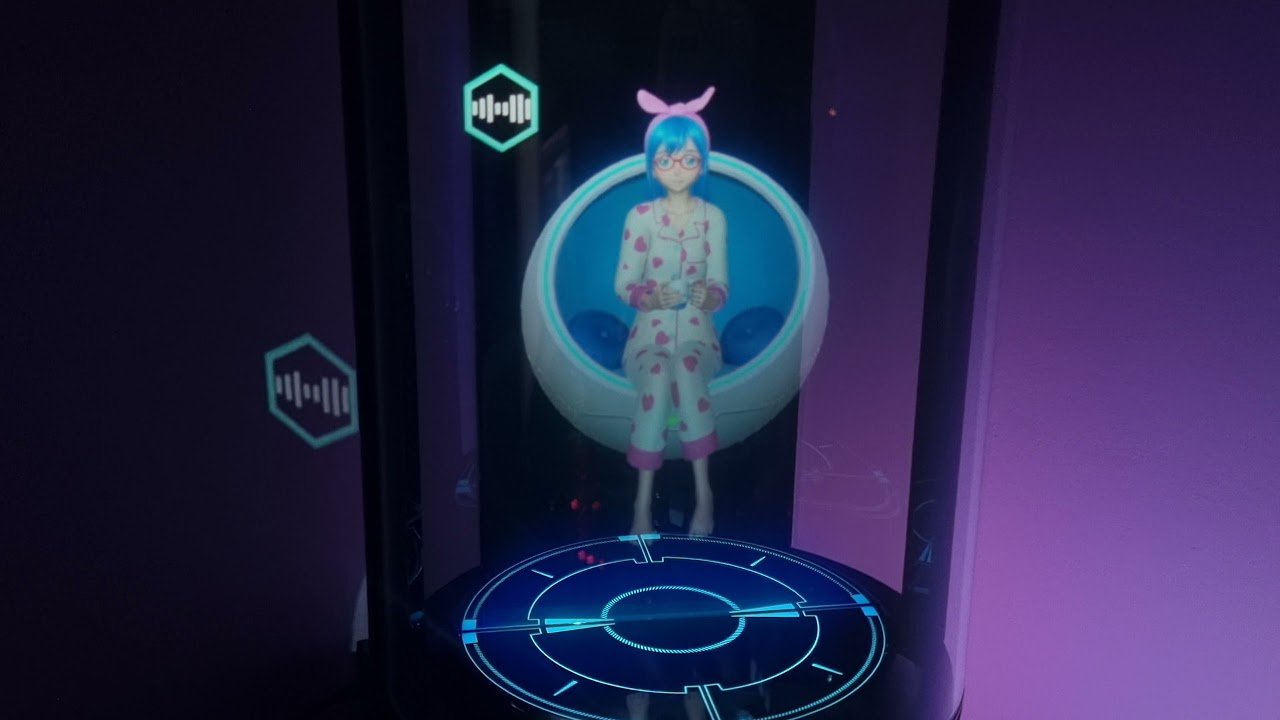 Desktop Tour Plus Anime A.I. Assistant [Hikari]. - YouTube