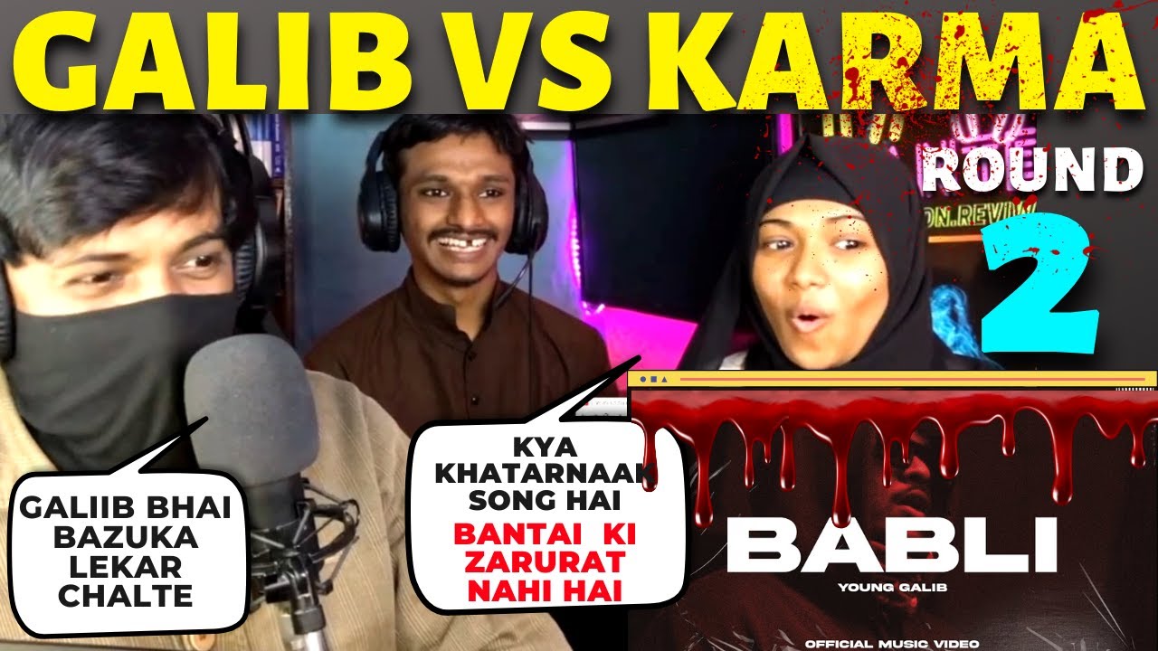 YOUNG GALIB - Babli | OFFICIAL MUSIC VIDEO | BANTAI RECORDS | Reaction - YouTube