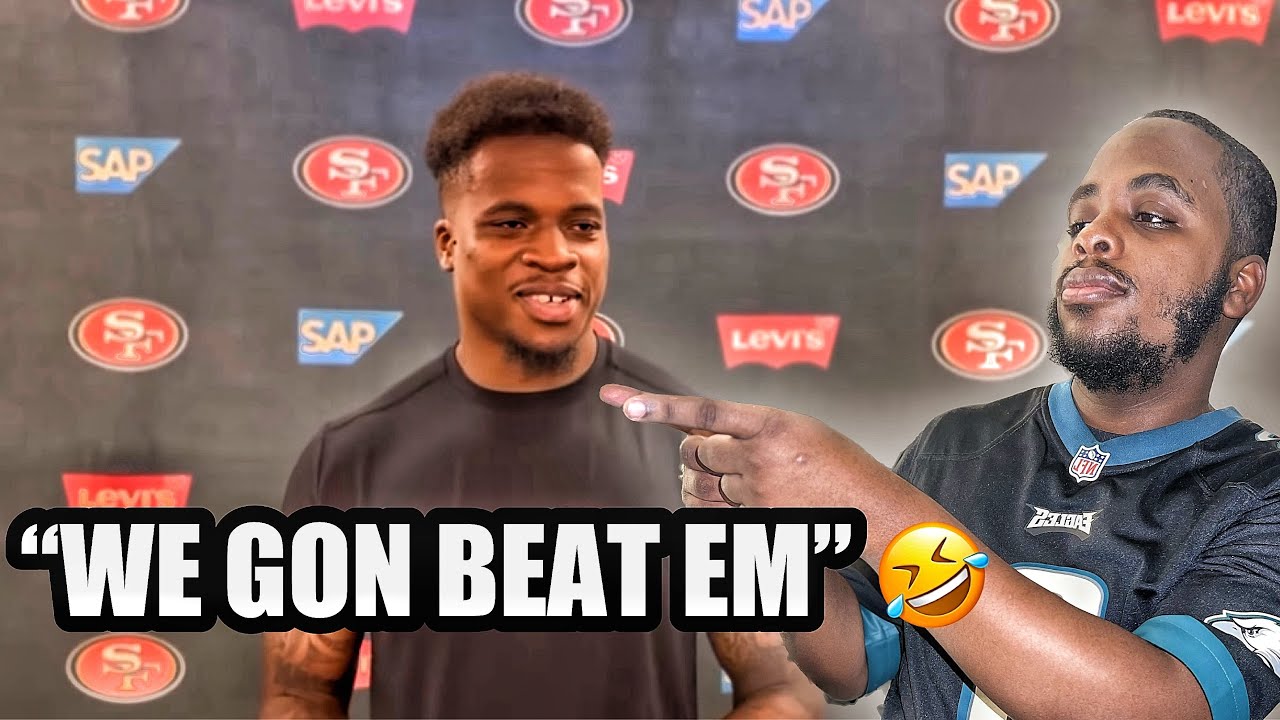49ers rookie Robert Beal Jr GUARANTEED a win against the Eagles - YouTube
