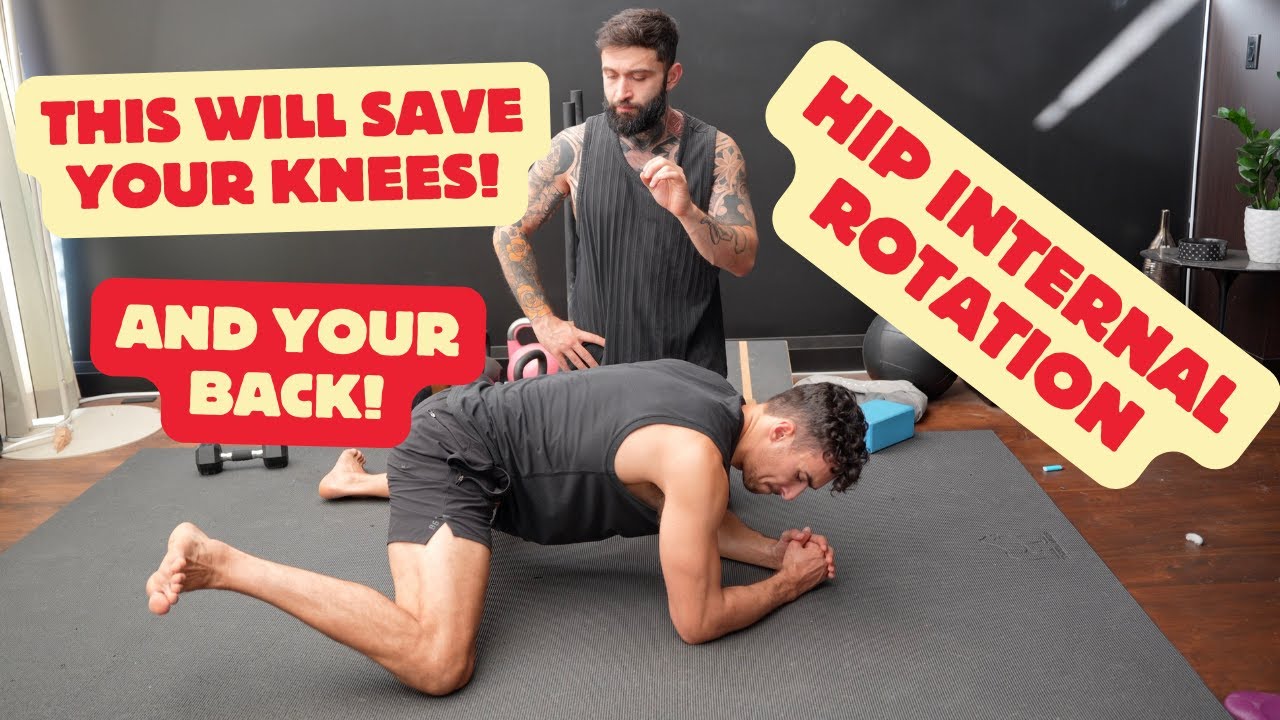 Hip Mobility Routine (internal rotation) - YouTube