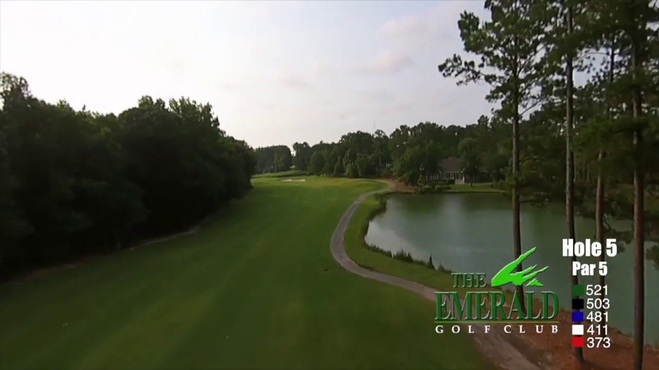 THE EMERALD GOLF CLUB HOLE #5 - YouTube