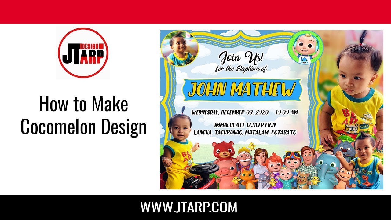 How To Make Cocomelon Invitation And Tarpaulin Design Cocomelon How To Make Cocomelon Invitation And Tarpaulin Design Cocomelon