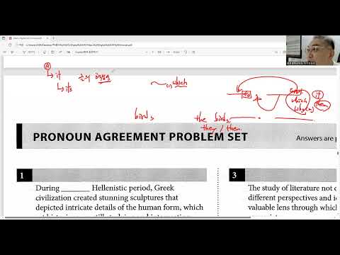 SAT GRAMMAR / PRONOUN AGREEMENT - 1번 - YouTube