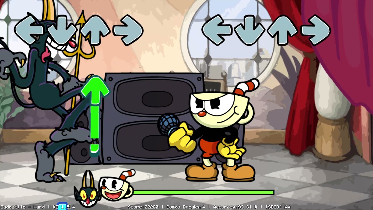 fnf cuphead mod - YouTube