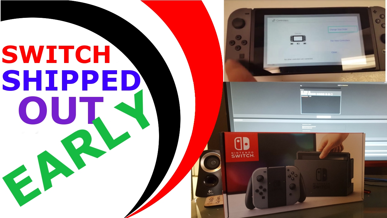 FIRST Nintendo SWITCH unboxing - YouTube