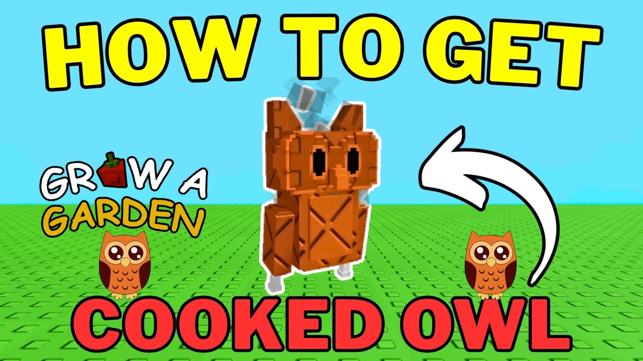 How To Get The Cooked Owl in Grow a Garden | Cooked Owl Pet Showcase ...