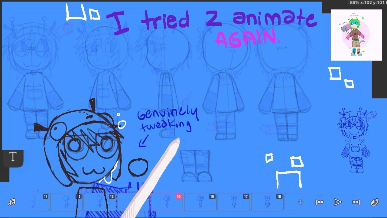 I tried animation AGAIN - YouTube