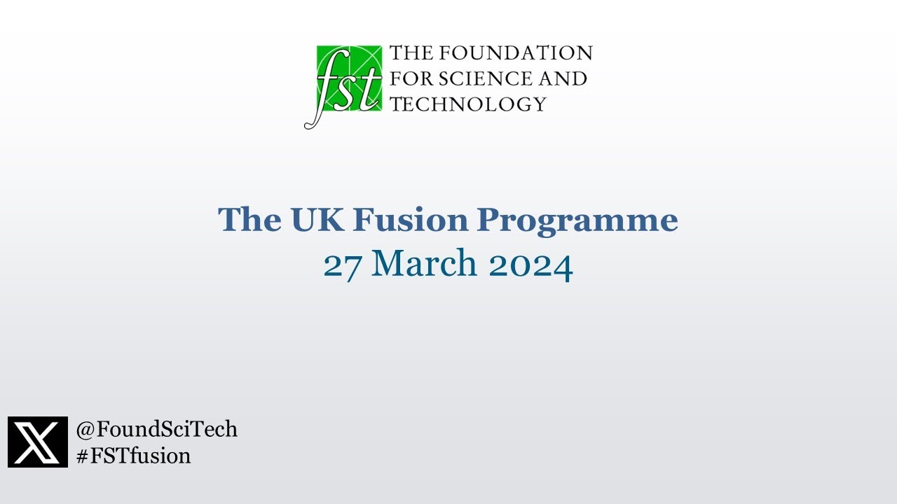 The UK Fusion Programme - YouTube