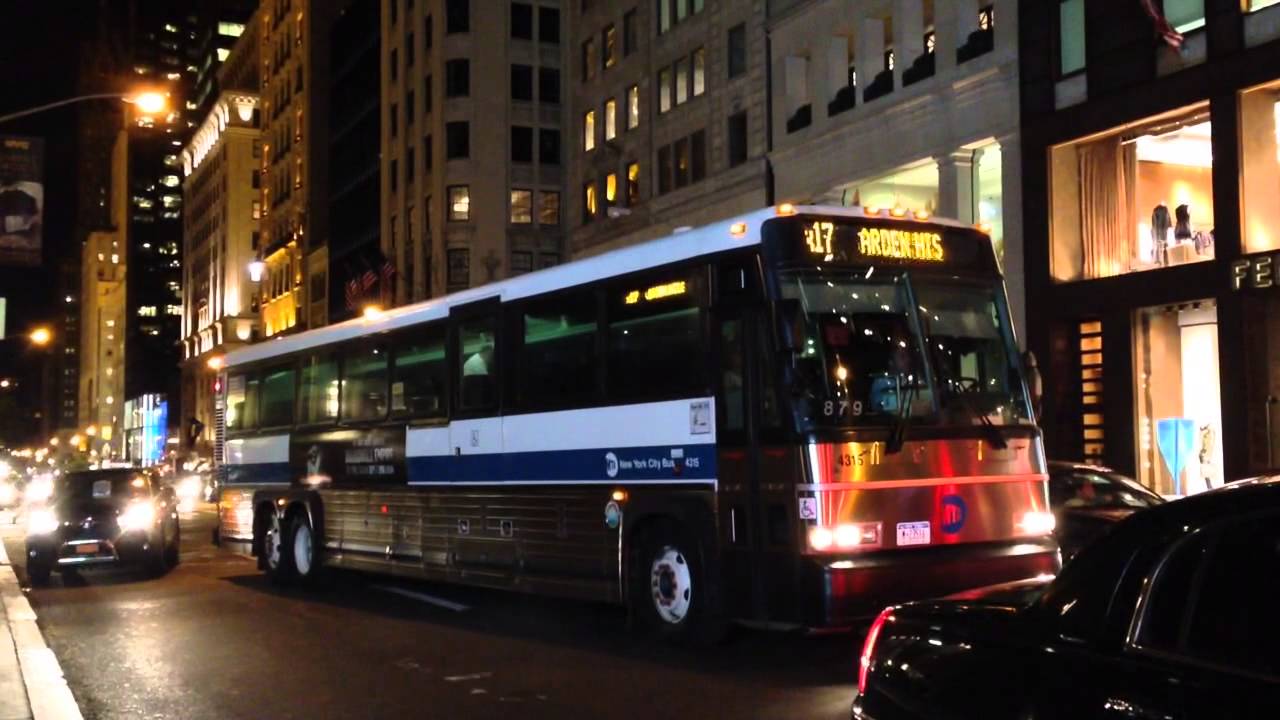 MTA New York City Bus 2007 MCI D4500CL 4315 on Route x17 - YouTube