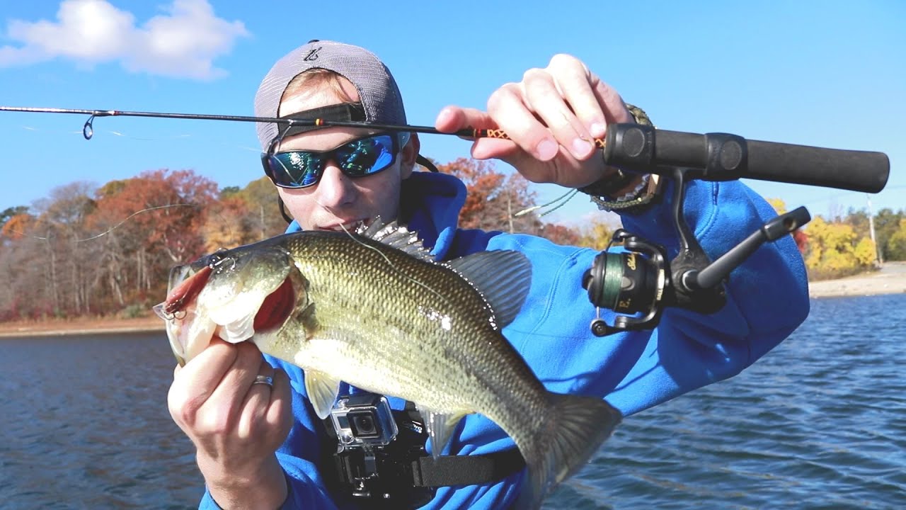 HUGE Bass on TINY Rod!! | Challenge - Get Reel Bass Fishing - YouTube