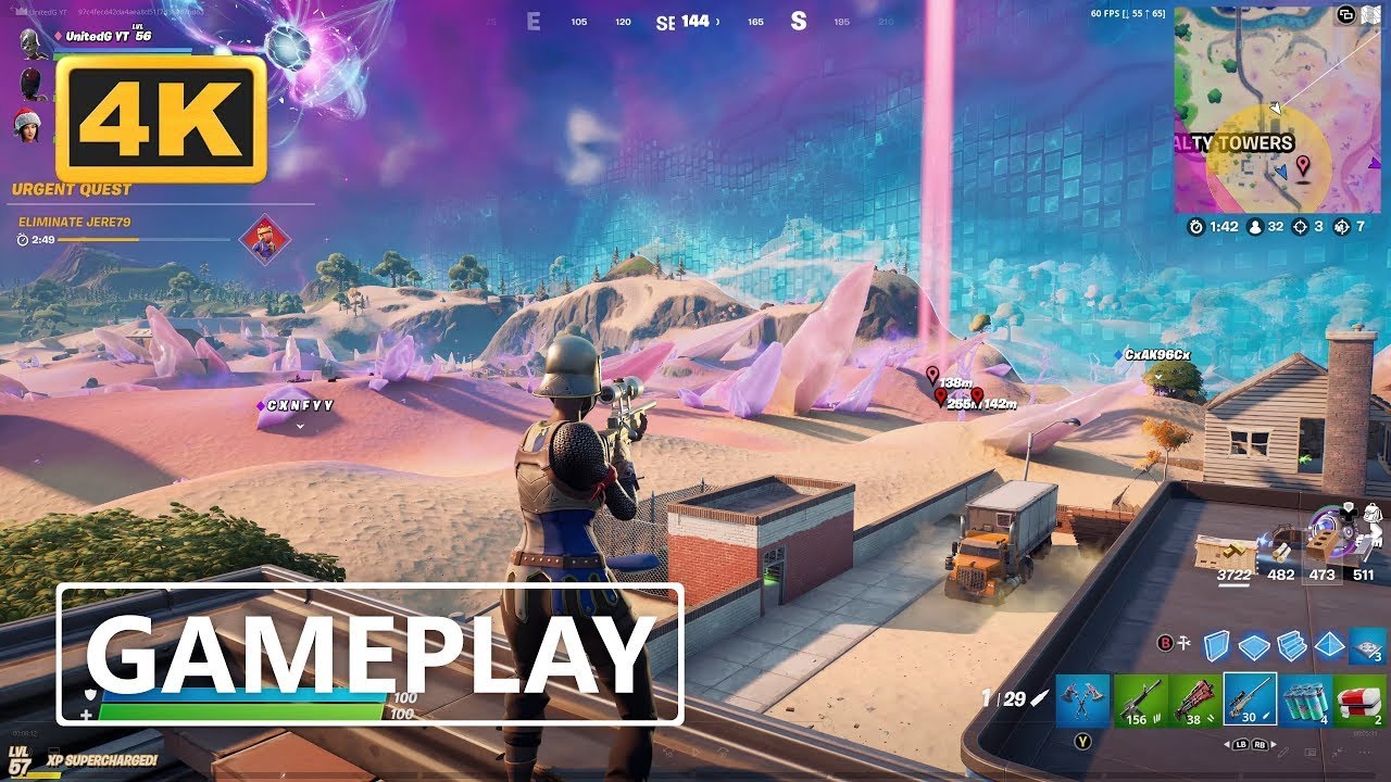 FORTNITE game play/ top10 - YouTube