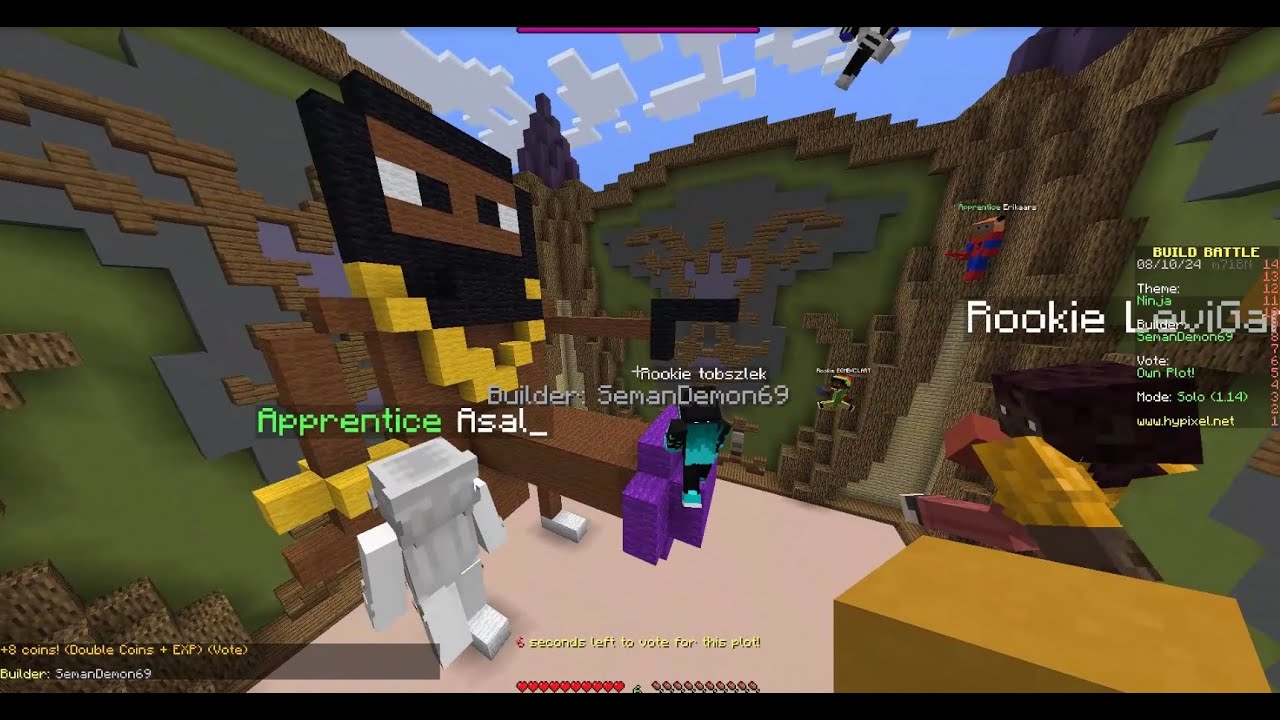 Freaky Minecraft build battles - YouTube