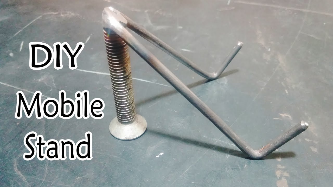 How to make a mobile stand | Easy & Simple | how 2 engineers - YouTube