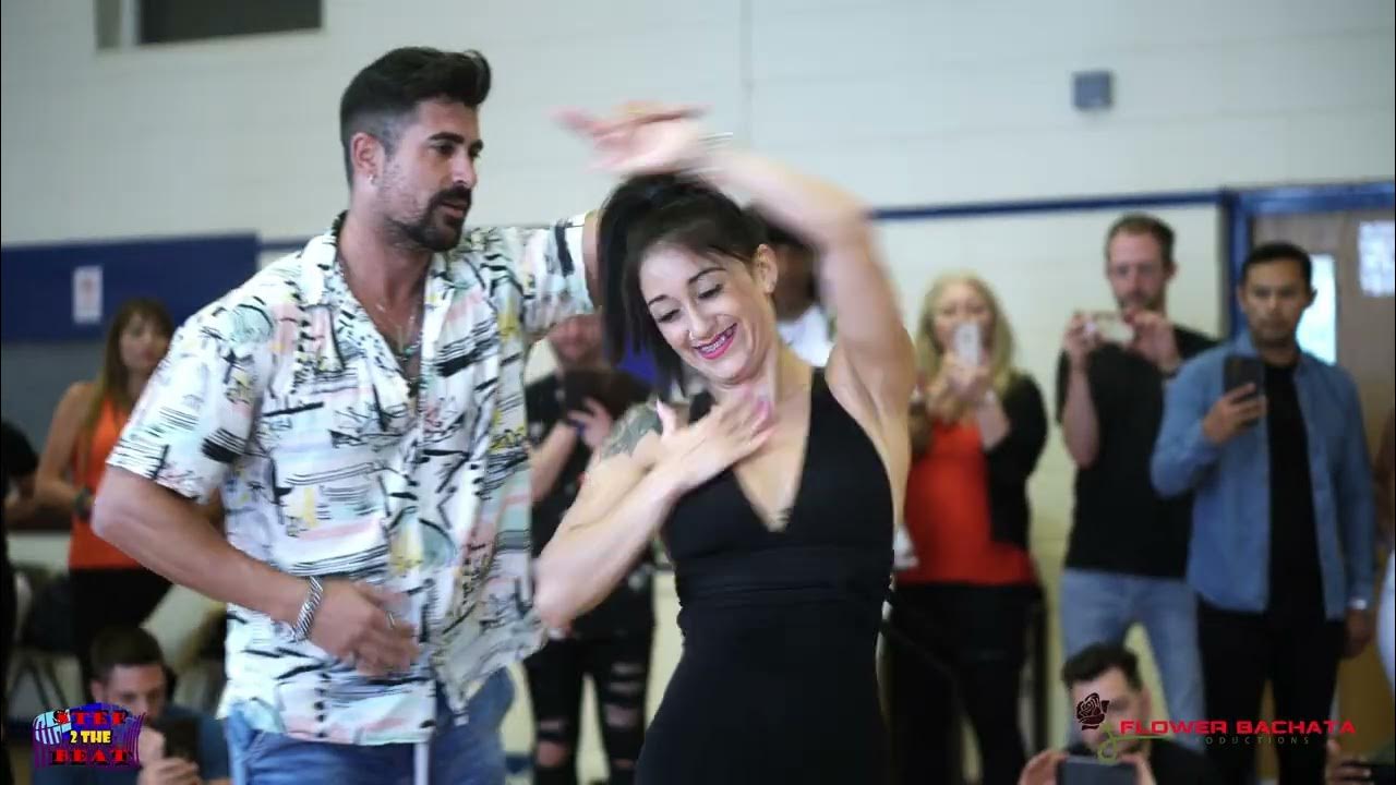 KIKE & NAHIR - MIRAME - PRINCE ROYCE - BACHATA DEMO CLASS STEP TOP THE BEAT - YouTube