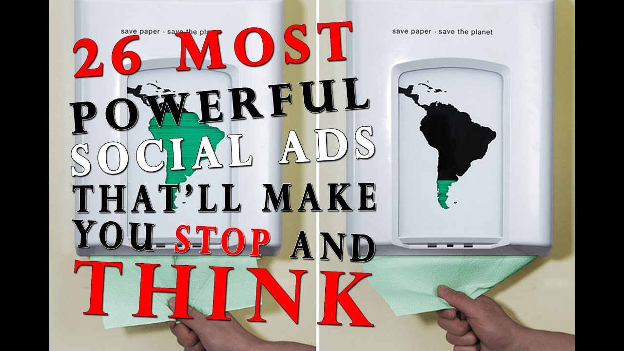 26 Most Powerful Social Ads That’ll Make You Stop And Think - YouTube