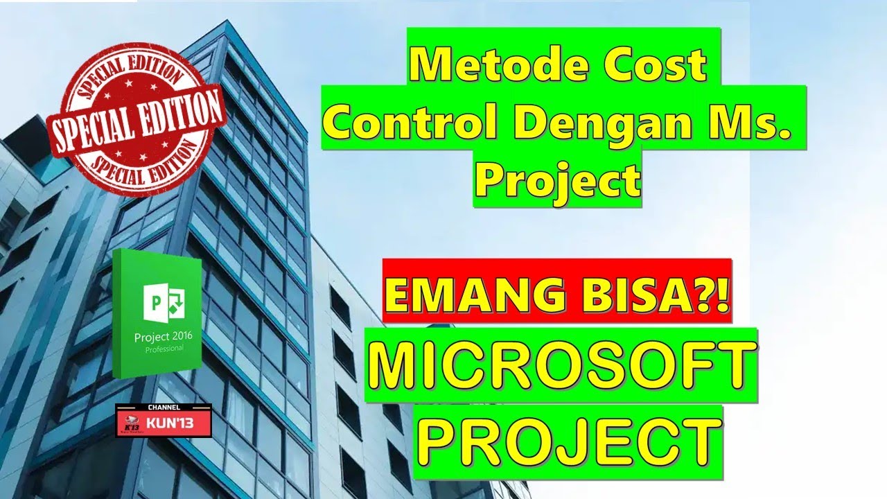 metode cost control dengan ms project #msproject #tutorial - YouTube