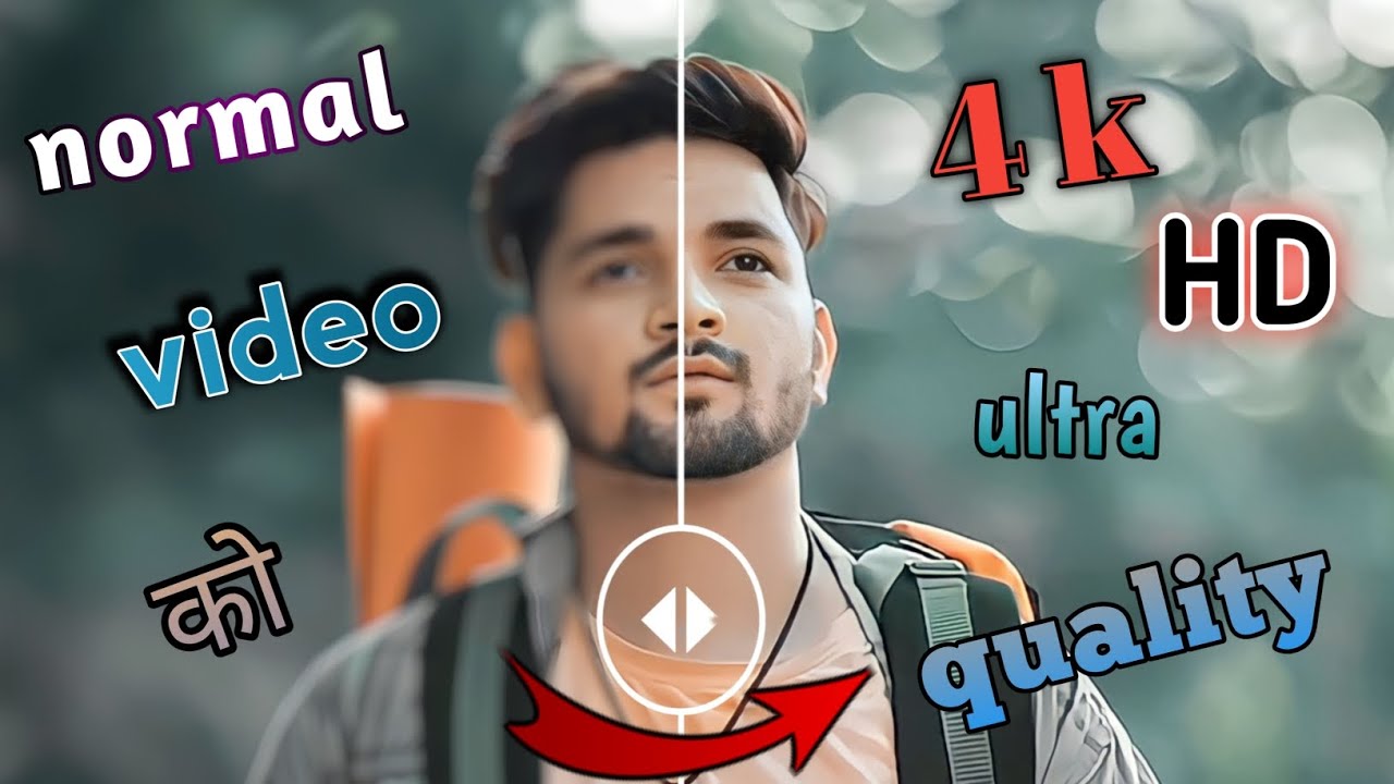How to convert Normal Video to 4k ultra hd in android | Capcut 4k ...