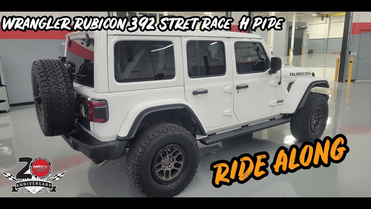 Jeep Wrangler Rubicon 392 Street Race H Pipe Exhaust Review - YouTube