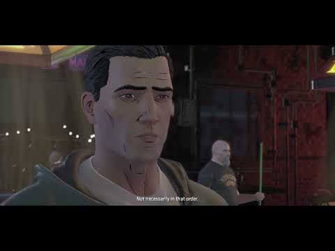 Batman Telltale episode 2 part 11 Batman meets Penguin, Roland, Bar ...