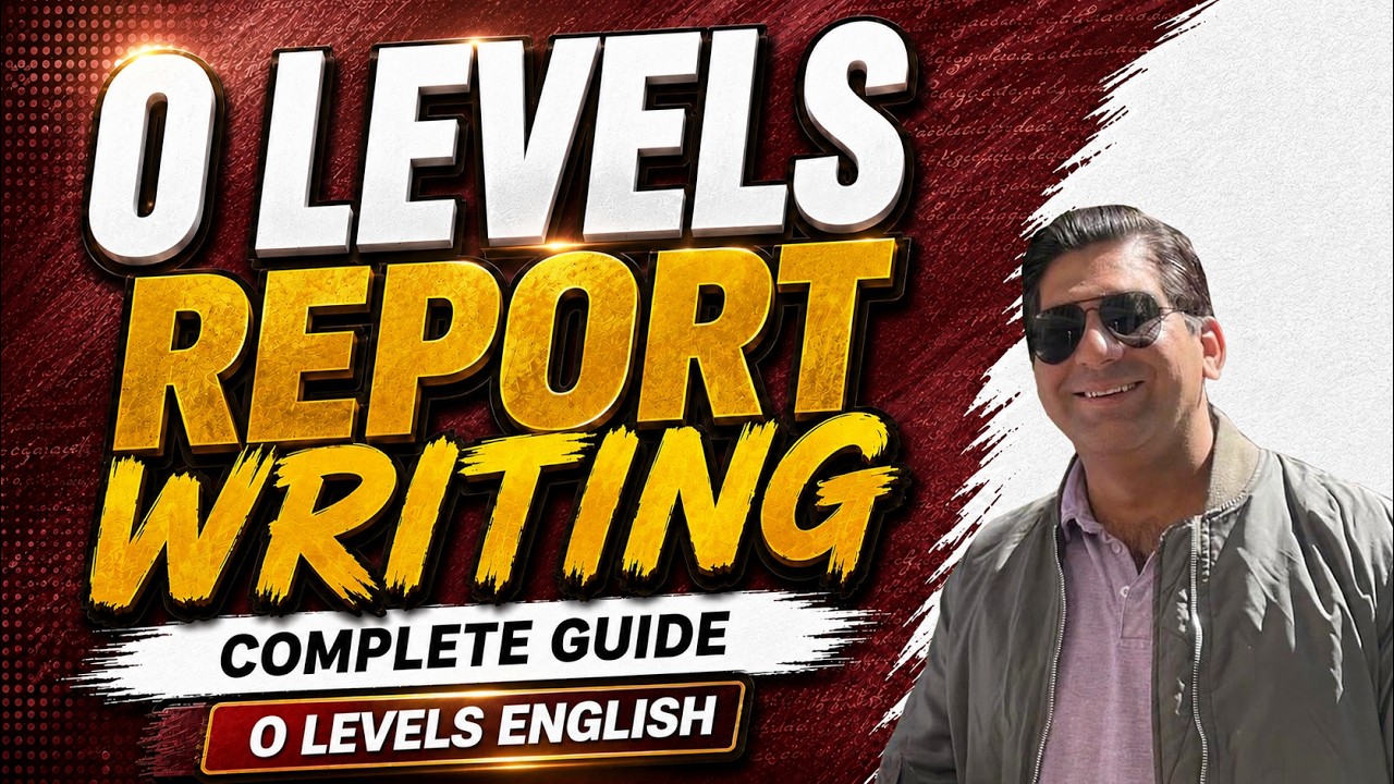 O Level English 1123: Report Writing Format, Tips & Sample Answer - YouTube