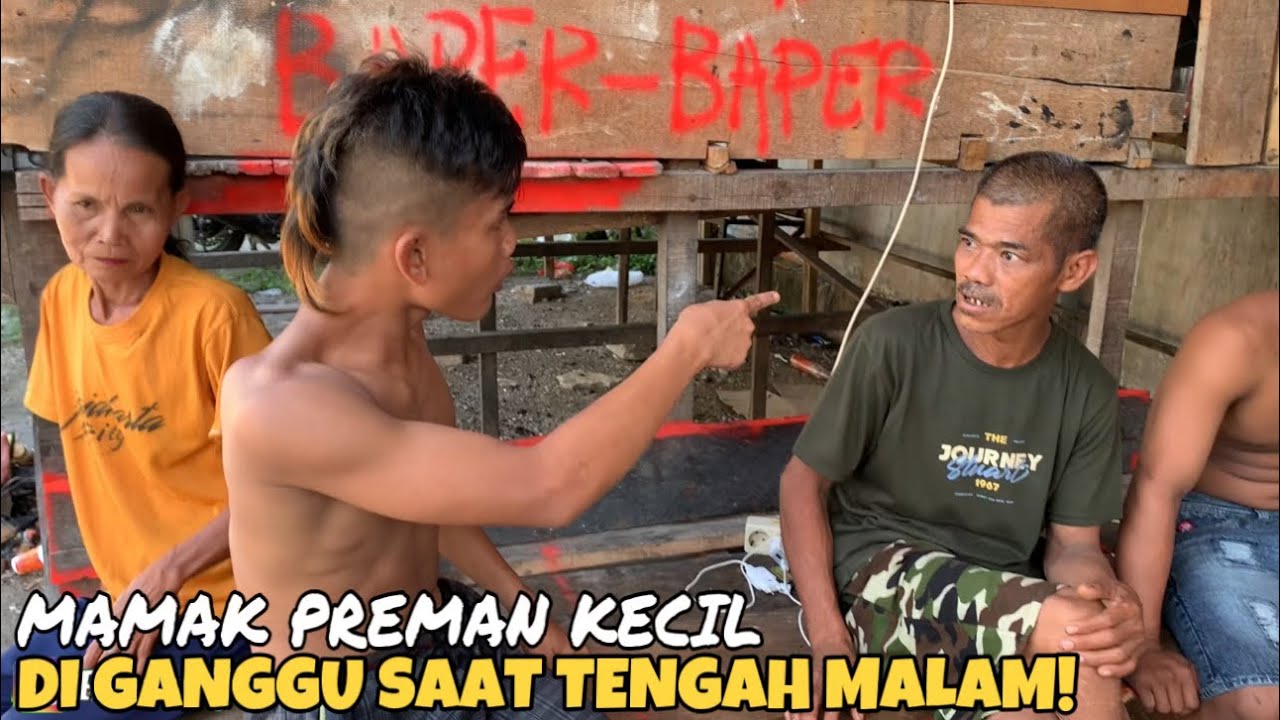 Mamak Preman Kecil Di Ganggu Preman Kampung Saat Tengah Malam! - YouTube