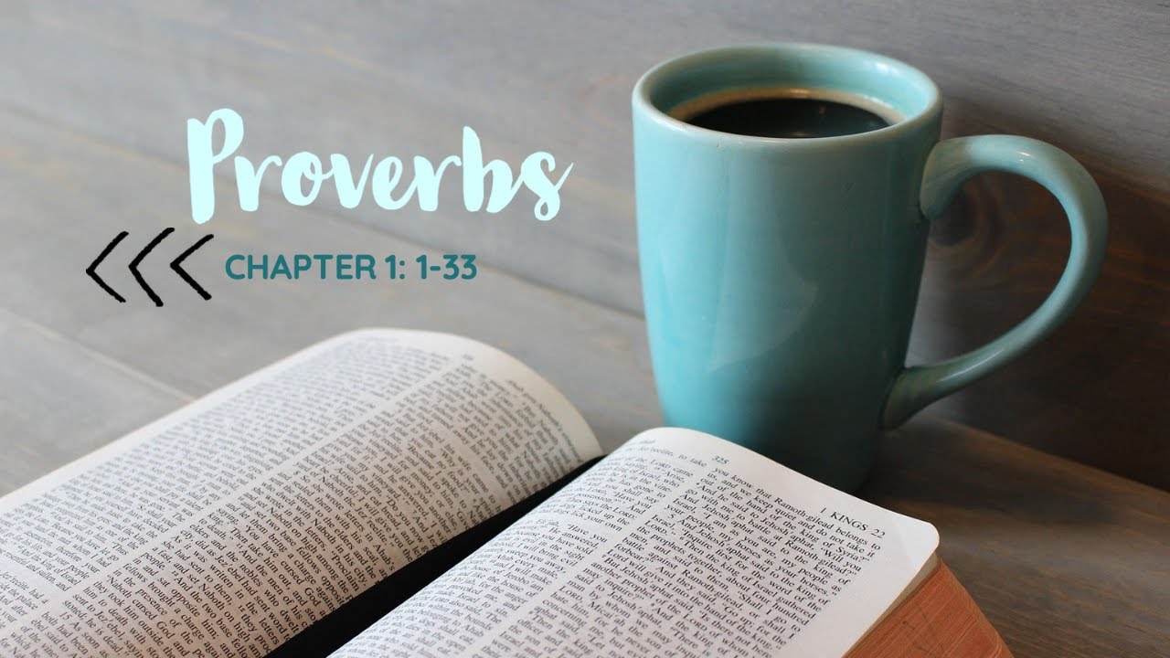 Devotional Study - Proverbs 1 - YouTube