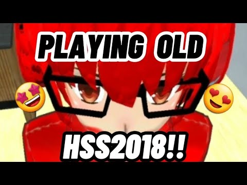 playing and old version of high school simulator 2018!! - YouTube