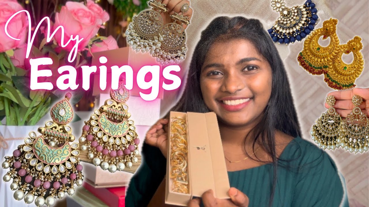My Earing collections | My Jewelry Collection #goldcollection - YouTube