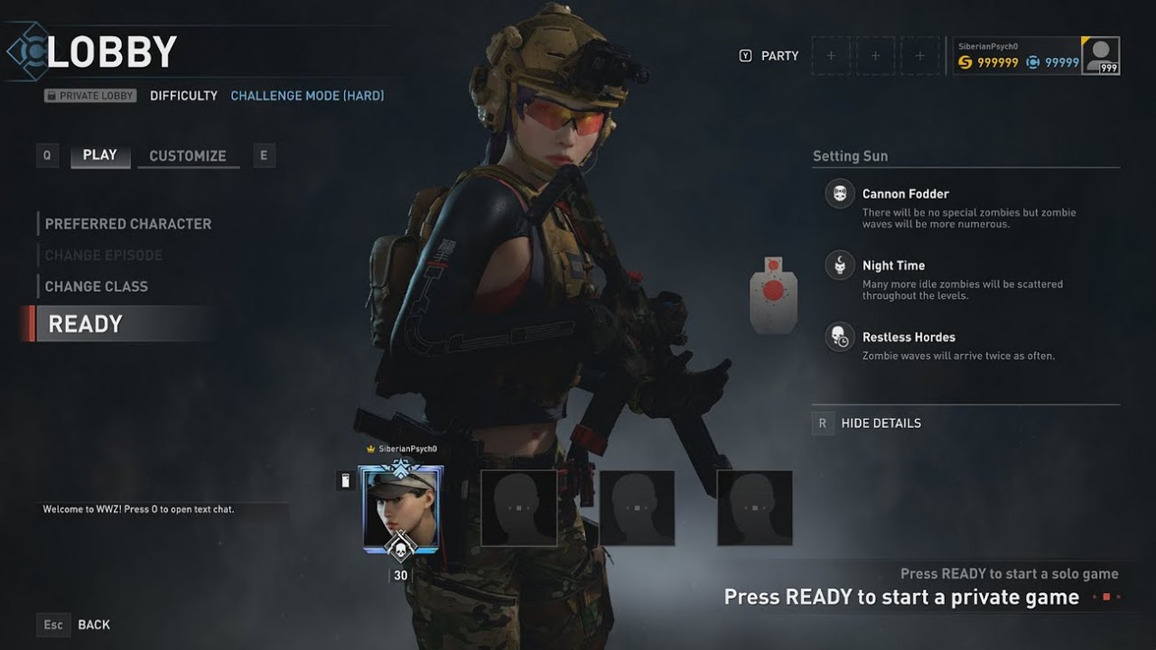 World War Z Challenge mode | Solo Hard Gunslinger - YouTube