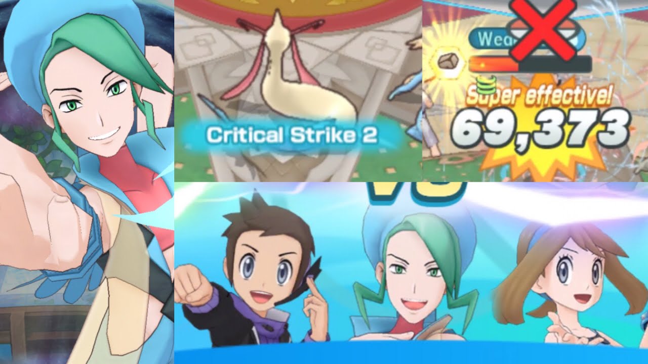 6* EX 5/5 Wallace & Milotic vs 2000pts Bruno On-Type | Pokémon Masters ...
