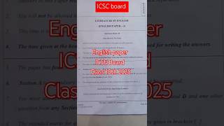 English Literature Boards Question Paper Semister 2 Icse Class 10 ...