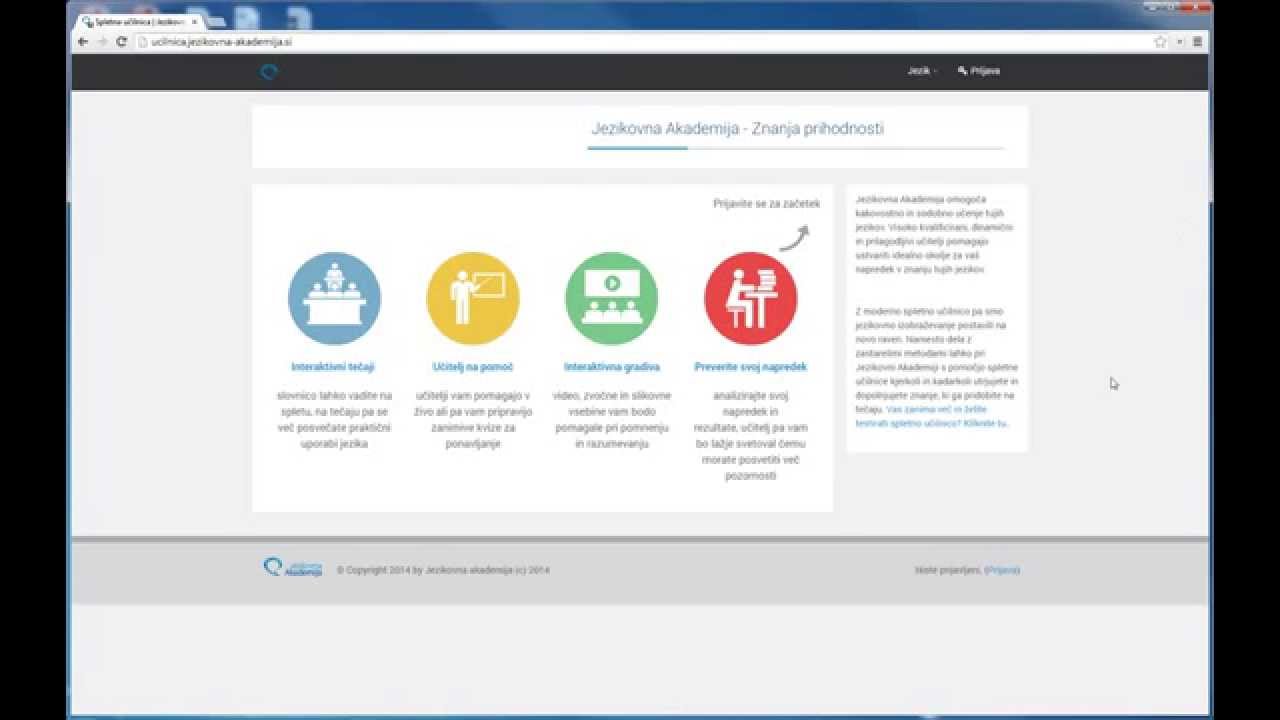 Spletna učilnica - Kako se prijavimo? - YouTube
