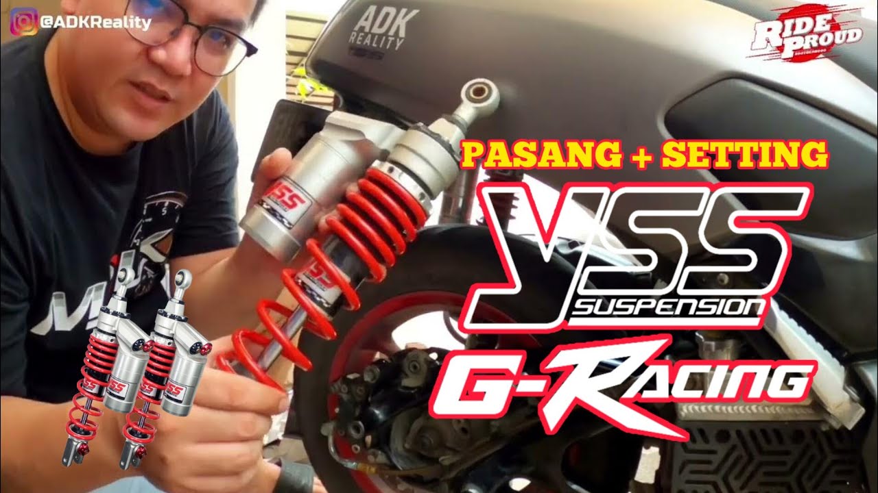Pasang and Setting Shockbreaker YSS G Racing Nmax - YouTube