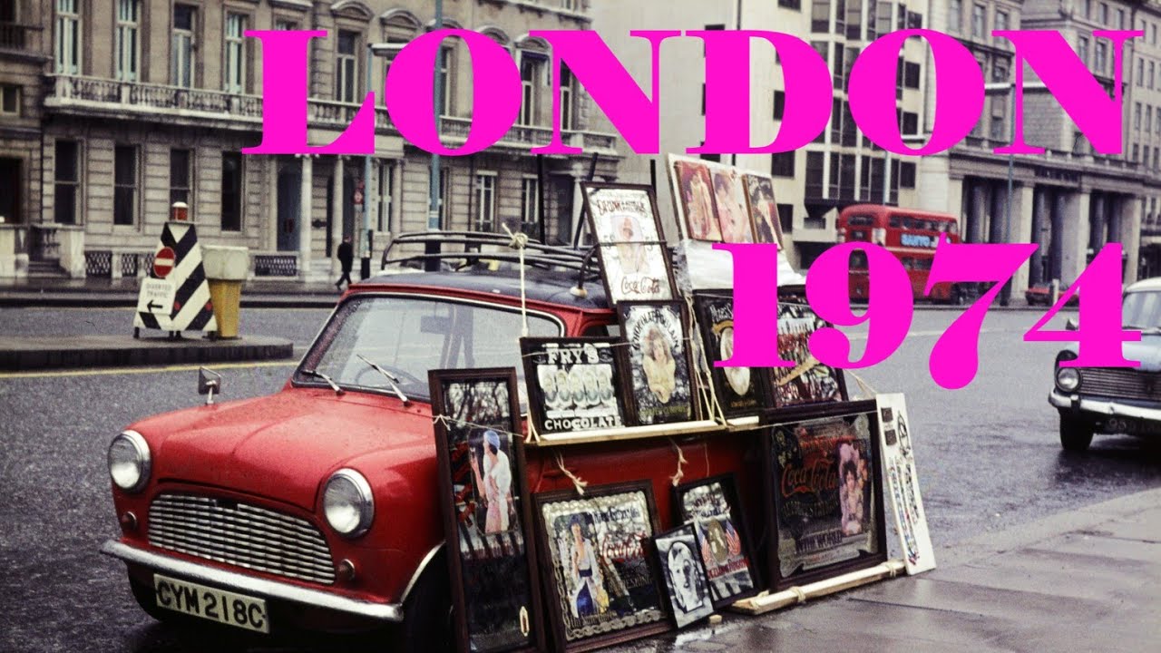 LONDON 1974 part 3 (for locations turn on captions/subtitles - 倫敦, लंडन ...