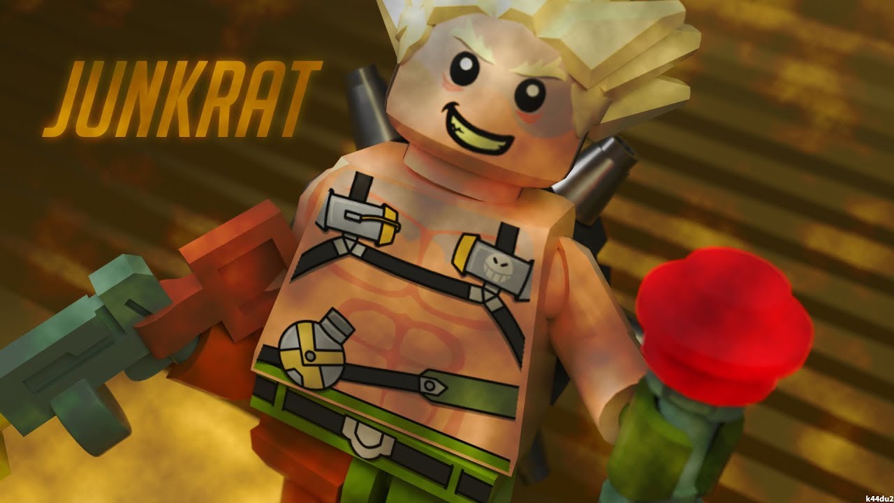 LEGO Junkrat Minifig Decal Remaster [Overwatch] - YouTube