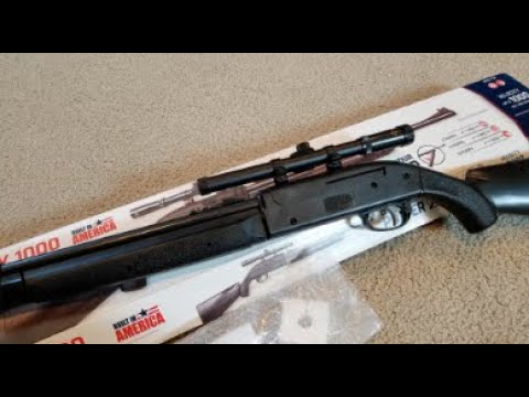 ASMR Unboxing CROSMAN 1000 FPS BBs & Pellet Air Hand Pump Rifle Shot ...