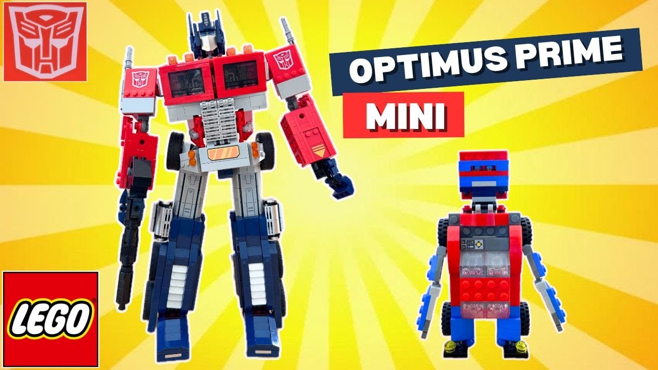 How to Build a Mini LEGO Optimus Prime Transformer | Easy DIY Tutorial ...