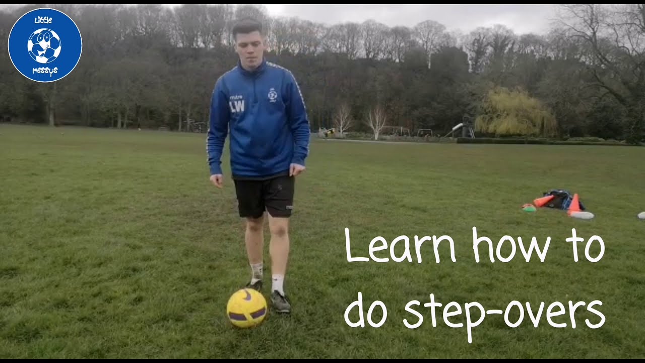 Fun Football Activities and Challengs at Home - How to do STEP OVERS ...