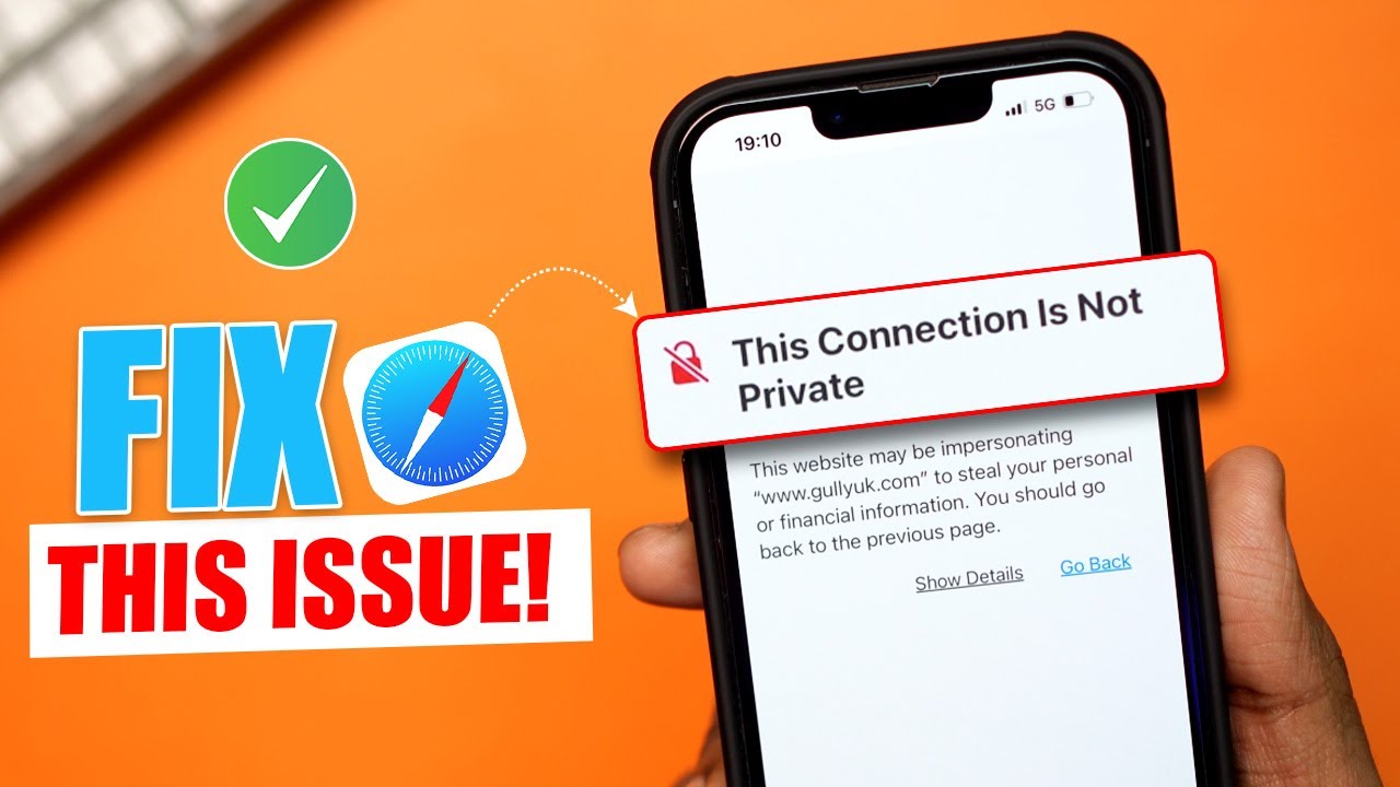 How to Fix "This Connection Is Not Private" in Safari on iPhone | Fix ...