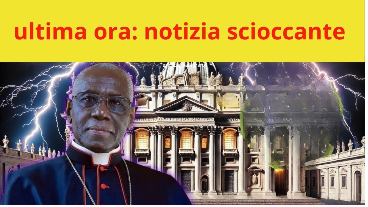 cardinale sarah denuncia la fede sta svanendo la nostra ultima ...