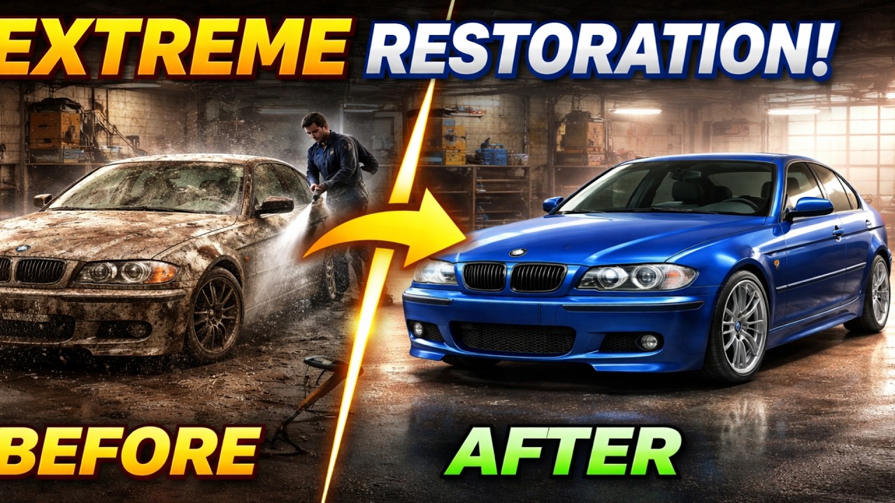 Abandoned BMW Restoration – Turning a Broken BMW into a Brand New Car ...