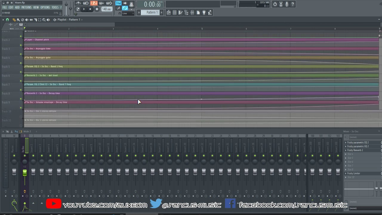 Create Awesome Riser FX with 3xOsc [Sancus] - YouTube