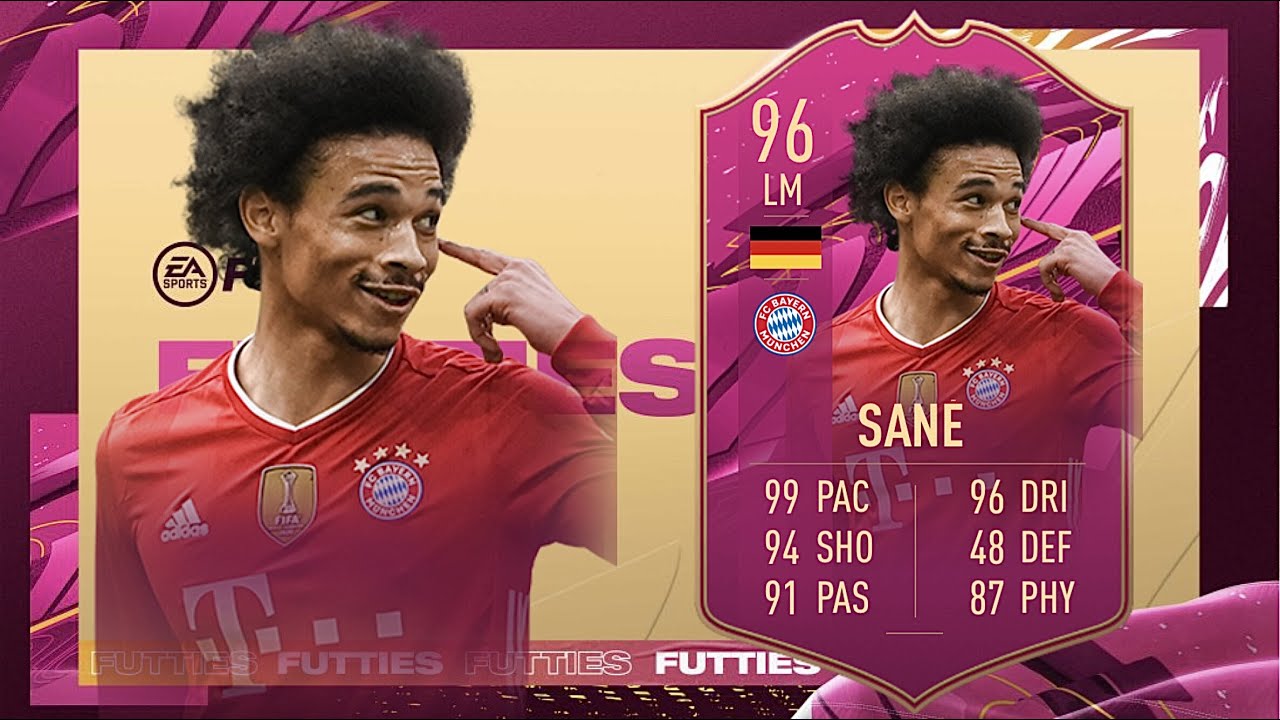 FIFA 21: LEROY SANE 96 FUTTIES PLAYER REVIEW I FIFA 21 ULTIMATE TEAM ...