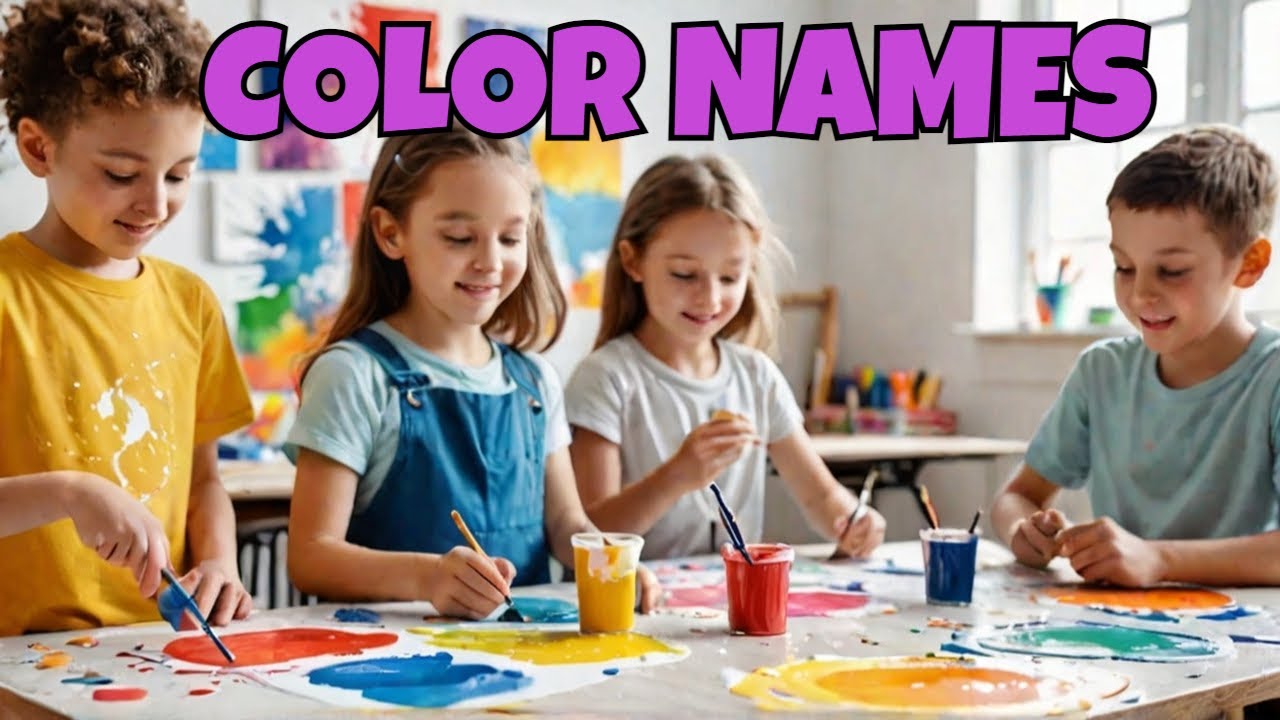 Colors Name for Kids | Colors name Vocabulary 🌈🎨 - YouTube